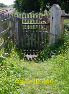 Photo 6x4 Harpham Crossing Pedestrian gate on the west side of the ...