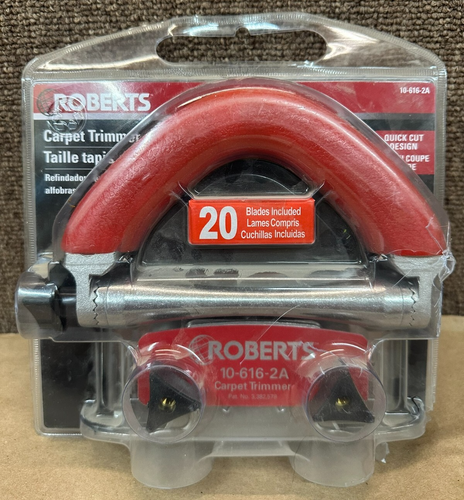 Roberts Conventional Carpet Trimmer 5 Position Non-slip Handle 10-616 ...