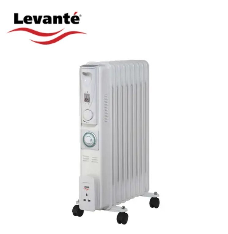 Levante 2.0kW Slimline Oil Filled Radiator with 24 Hour Timer White | eBay