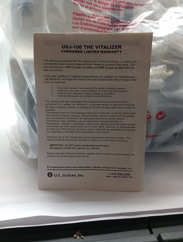 U.S. JACLEAN Chi Vitalizer Swing Machine USJ-106 Deluxe Vitality ...