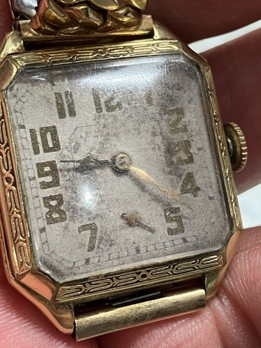 Vintage Hamilton Cut Corner Watch WORKING See Description | eBay