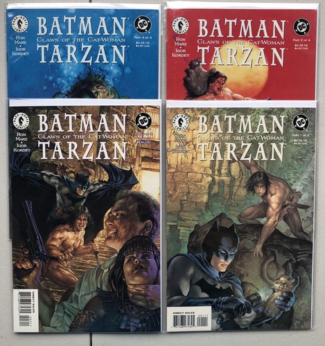 Batman Tarzan Claws Of The Cat Woman #1-4 COMPLETE SET Dark Horse ...