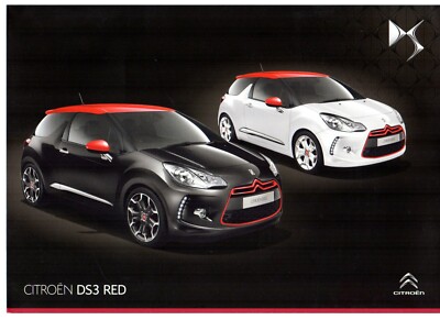 Citroen DS3 Red Hatchback Limited Edition 2012-2013 UK Market Sales ...