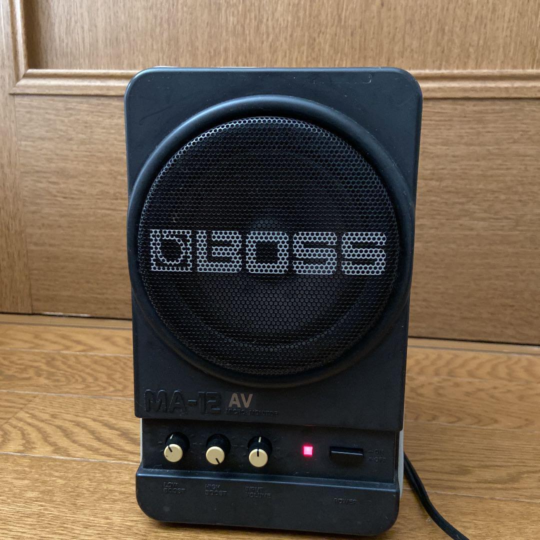 Boss MA-12 Micro Monitor Speaker Black Built-in Amplifier Tested ...