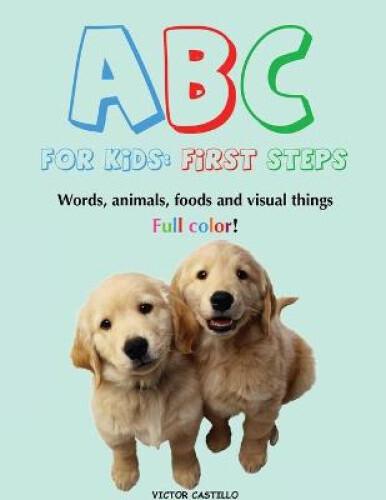 ABC For Kids (Words, animals, foods and visual things).: First Steps ...