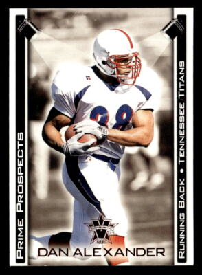 Dan Alexander 2001 Pacific Vanguard Card #34 Tennessee Titans | eBay