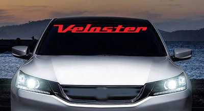 Veloster racing jdm windshield banner vinyl decal car, truck, window | eBay
