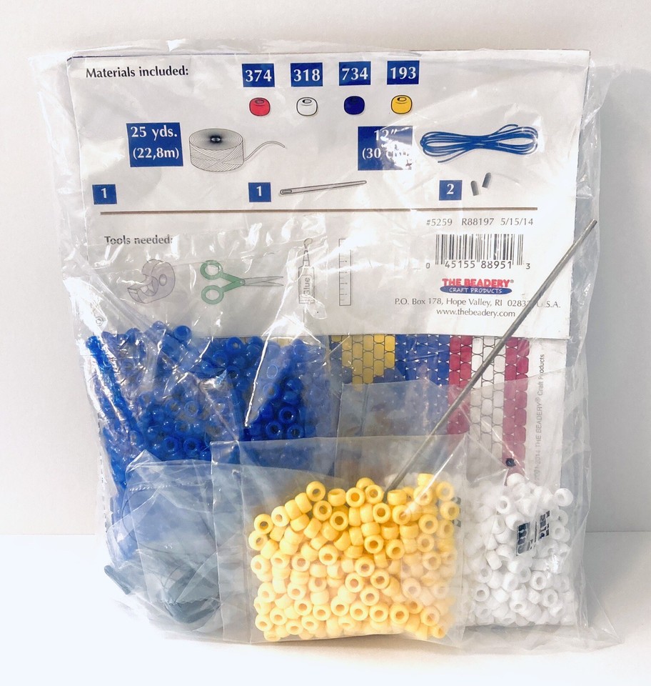 The Beadery Banner Kit - Yellow Ribbon - Yellow, Red, White and Blue ...