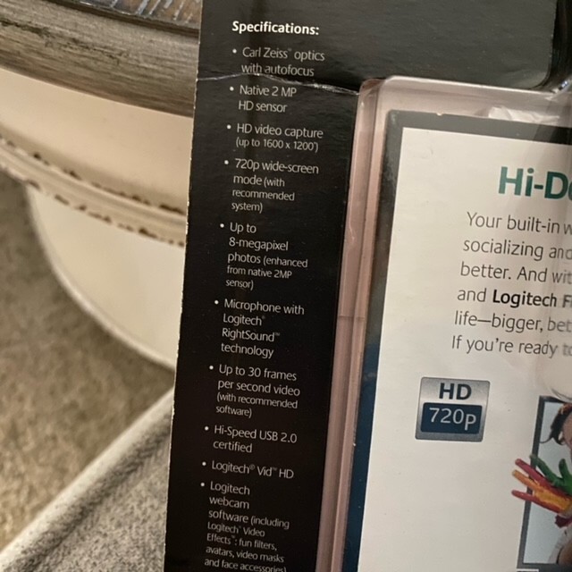 Logitech QuickCam Pro 9000 Web Cam for sale online | eBay