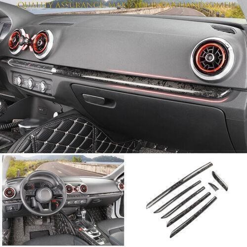 For Audi A3 S3 RS3 2015-2020 Forged Carbon Fiber Inner Door&Console ...