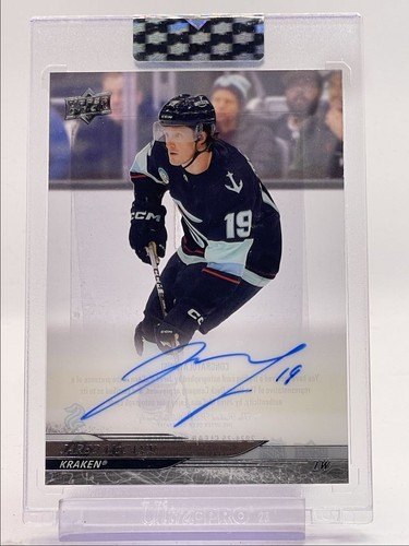 JARED MCCANN 2024-25 UPPER DECK CLEAR CUT AUTOGRAPH KRAKEN #CC-JM AUTO ...