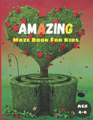 Amazing mazes book: mazes book for kids age 4-8 by James Clon Paperback ...