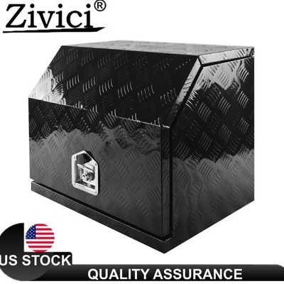 24"x19"x15" Black Aluminium Generator Toolbox Box for Outside/RV/Truck ...