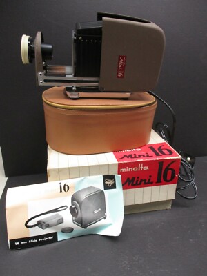 Minolta Mini 16 Slide Projector new in box new old stock | eBay UK