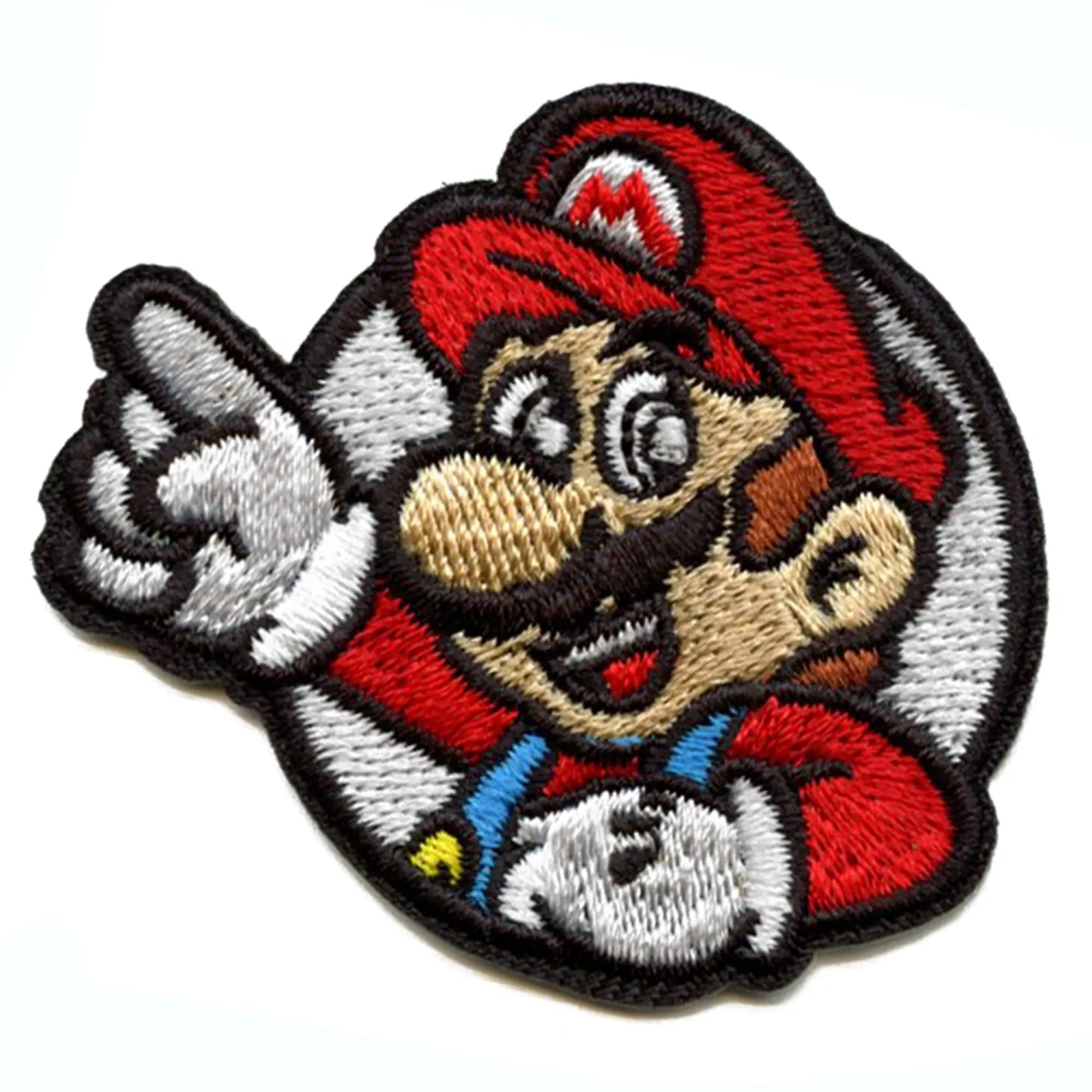 Super Mario Number One Patch Nintendo Smash Bros Embroidered Iron On | eBay