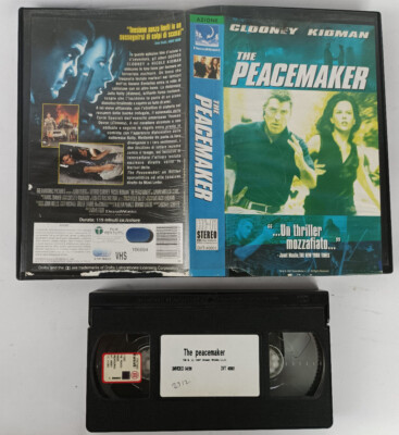 THE PEACEMAKER 1997 VHS Italian George Clooney Nicole Kidman Michael ...