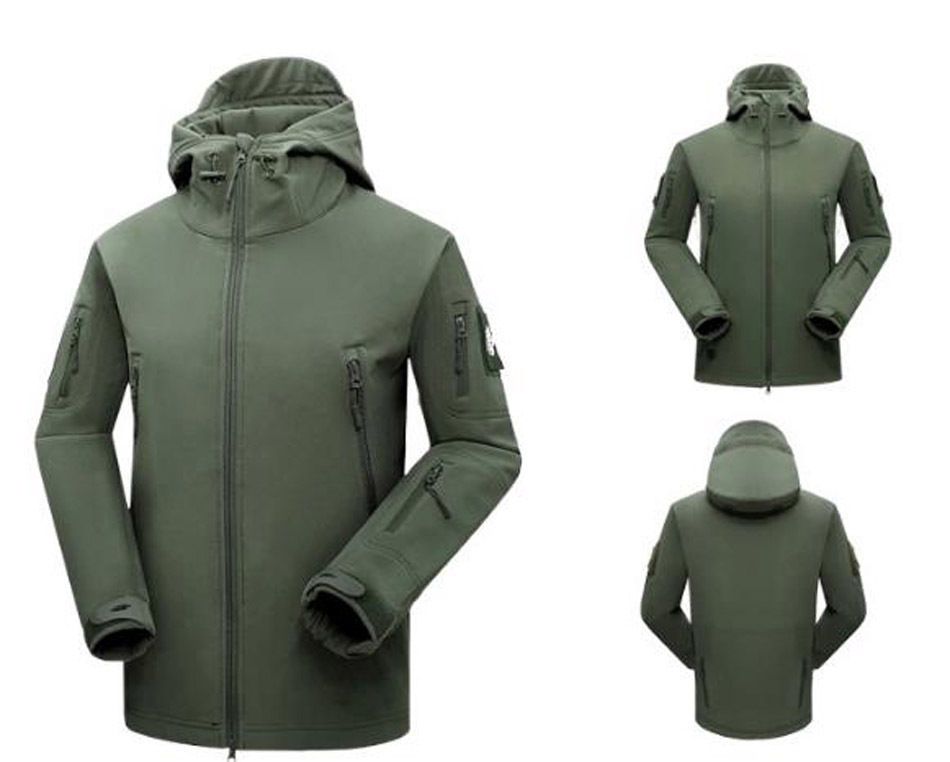 Men High-end Waterproof Tactical Stealth Hoodie Soft jacket TAD ...