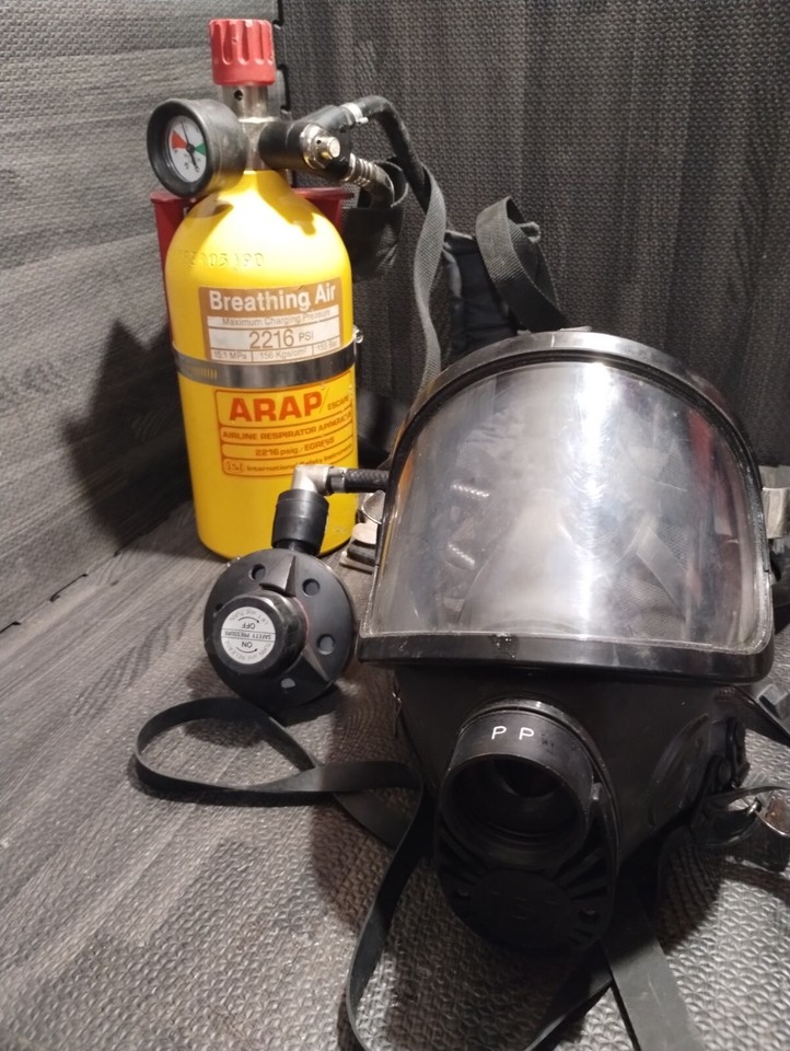 ISI Scba Tank Kit Mask Air Supply Tank 2216 Psi .... Regulator ...