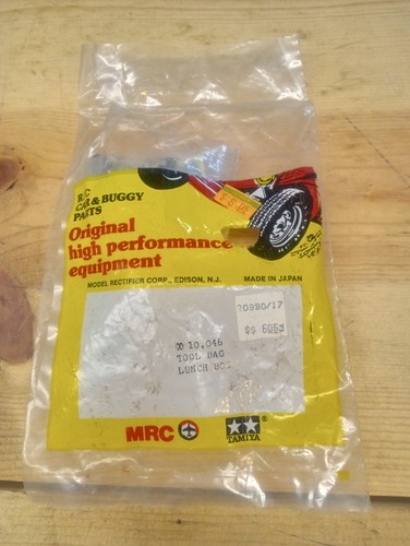 Vintage Tamiya mrc tool bag gear clips lunch box lunchbox x 10.046 | eBay