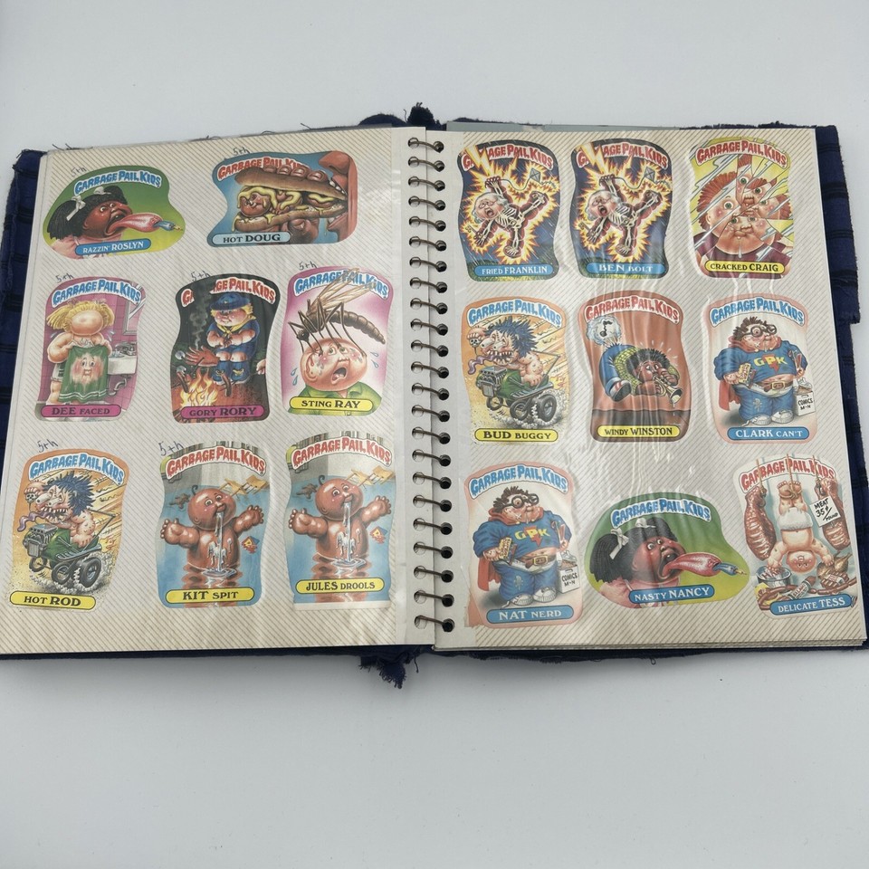 100+ Garbage Pail Kids Stickers Binder Series 1,2,3, 5 with Variations ...