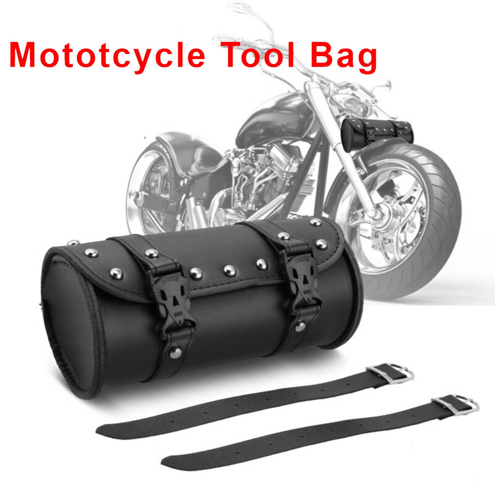 Motorcycle Front Fork Tool Bag Pouch SaddleBag For V-Rod Fatboy Lo Fat ...