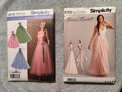 2 Simplicity Patterns ~ 8289 & 3878 ~ Size 4-12 ~ ~ ~ ~ ~ Listing MP 65 ...