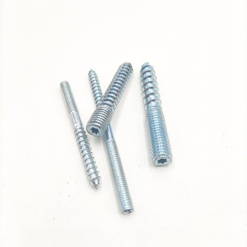 M6 M8 M10 Hanger Bolts Zinc Plated Steel Torx Drive Furniture Sofa Wood ...