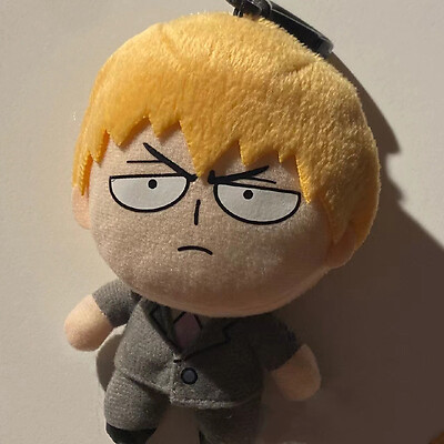 Mob Psycho 100 Reigen Arataka Kageyama Shigeo Plush Doll Stuffed Toy ...