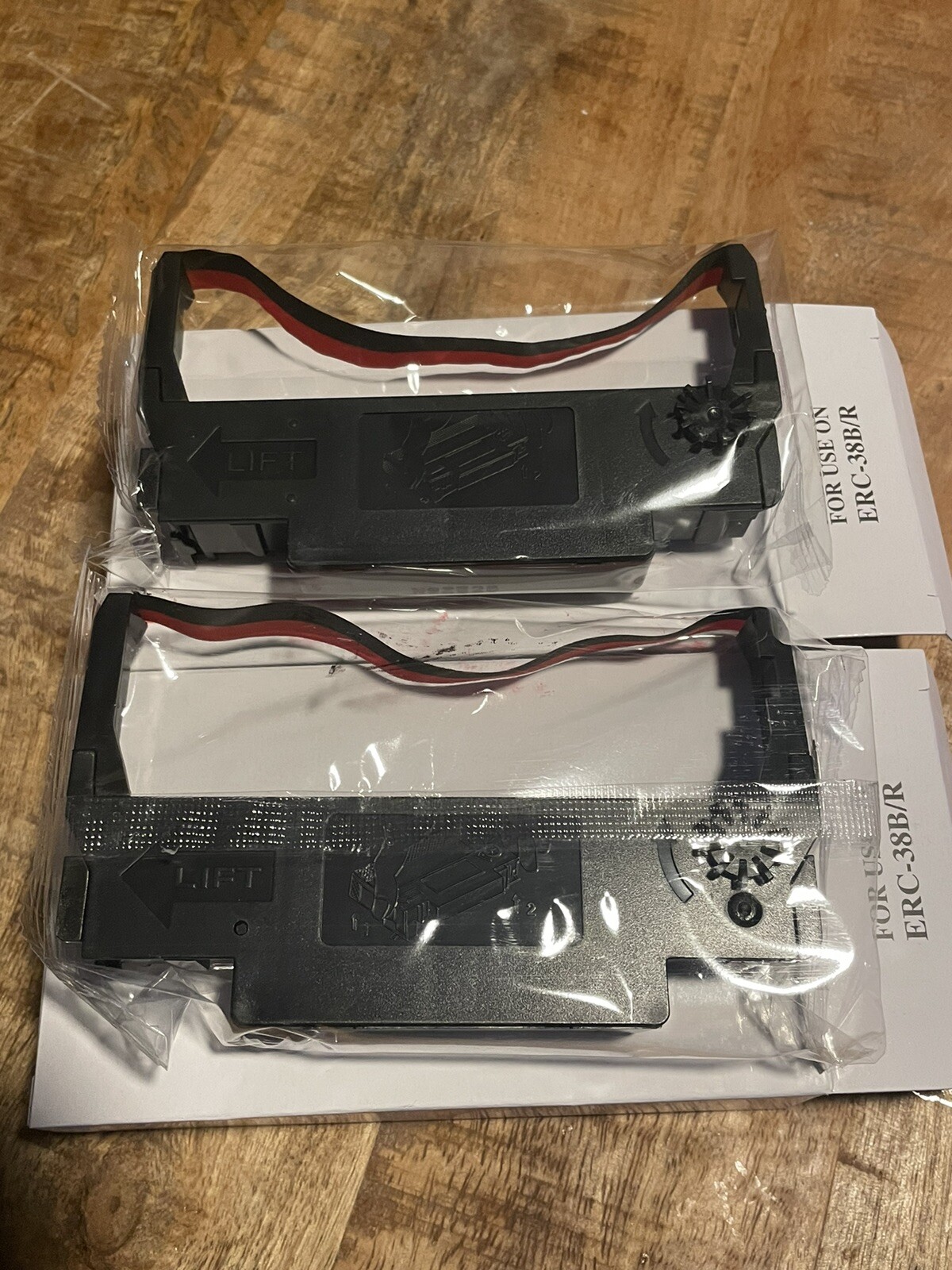 Epson 14 Genuine Erc-38 B/r Ink Ribbons C43S015376 Plus 7 Black ...