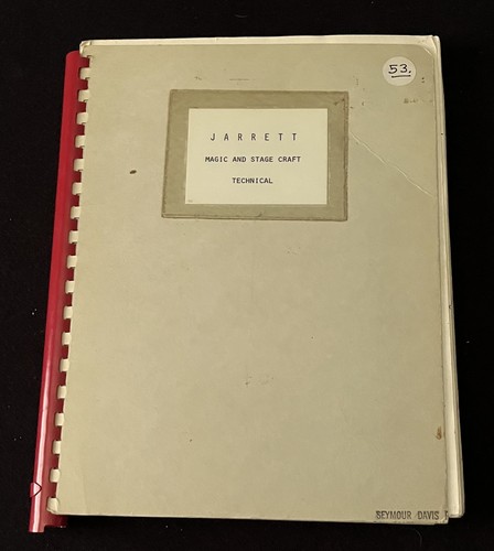 Jarrett Magic and Stage Craft Technical RARE 1936 | eBay