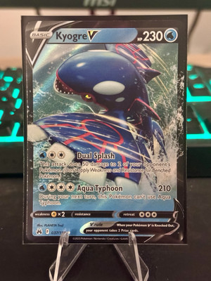 Kyogre V #37 Pokemon Crown Zenith | eBay