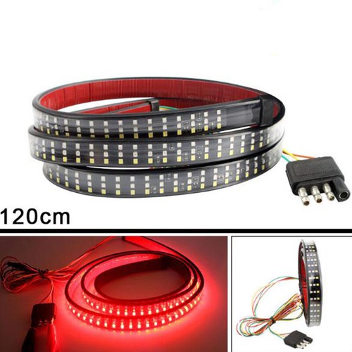 LED Truck Strip Tailgate Light Bar 3Row Reverse Brake Signal Tail ...