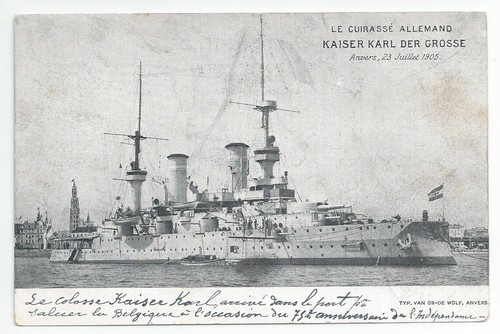 SMS KAISER KARL DER GROSSE KFIII-class Battleship Kaiserliche Marine PC ...
