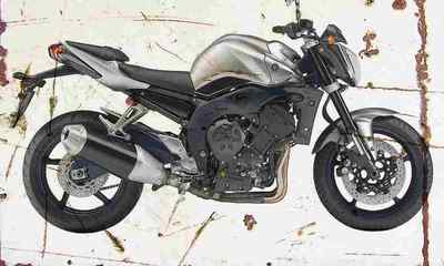 Yamaha FZ1 2006 Aged Vintage Photo Print A4 Retro poster | eBay UK