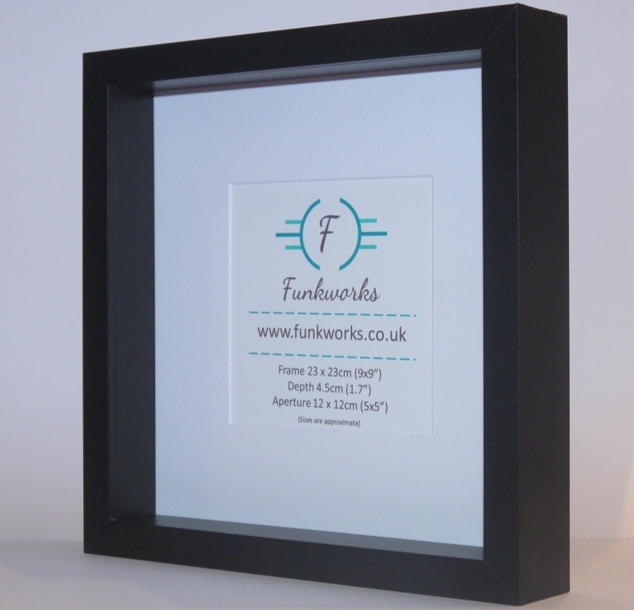 Deep Photo Frame Picture Display Square Box 3D 23x23cm 9x9in Like RIBBA ...