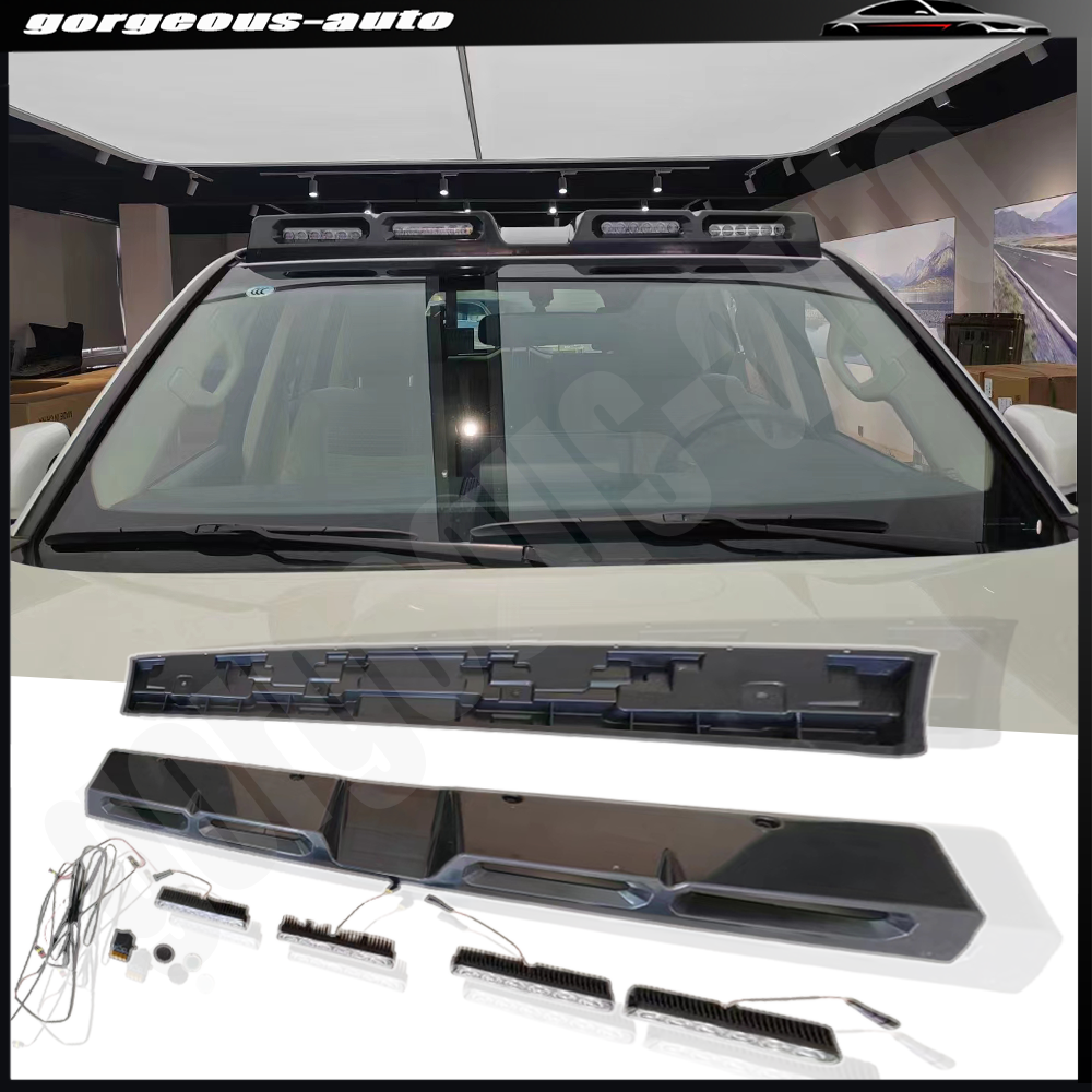 ROOF TOP LIGHT BAR Land Cruiser LC300 2021-2023 J300 Fits For LED Lamp ...
