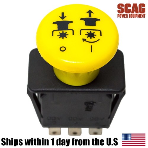 Genuine OEM Scag SFW 36" and 48" Walk Behind Mower PTO Switch 10 Amp ...