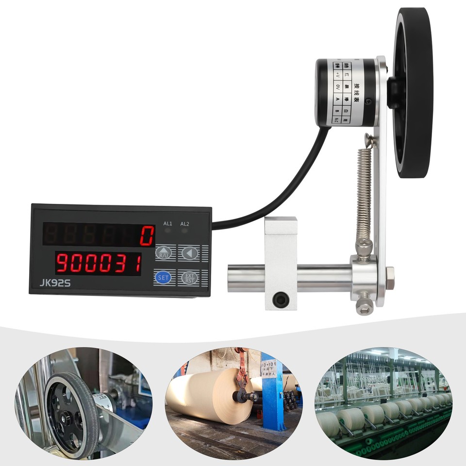 Rolling Wheel Electronic Digital Meter Counter Length Measure Tool w ...
