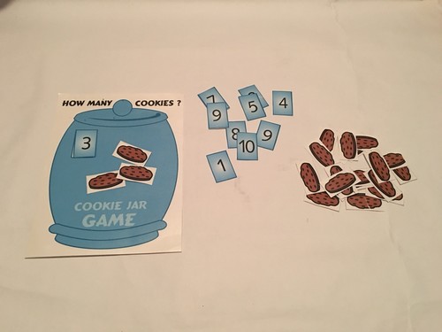 Counting The Cookies Learning Center Math Mat - Laminated Card Set | eBay