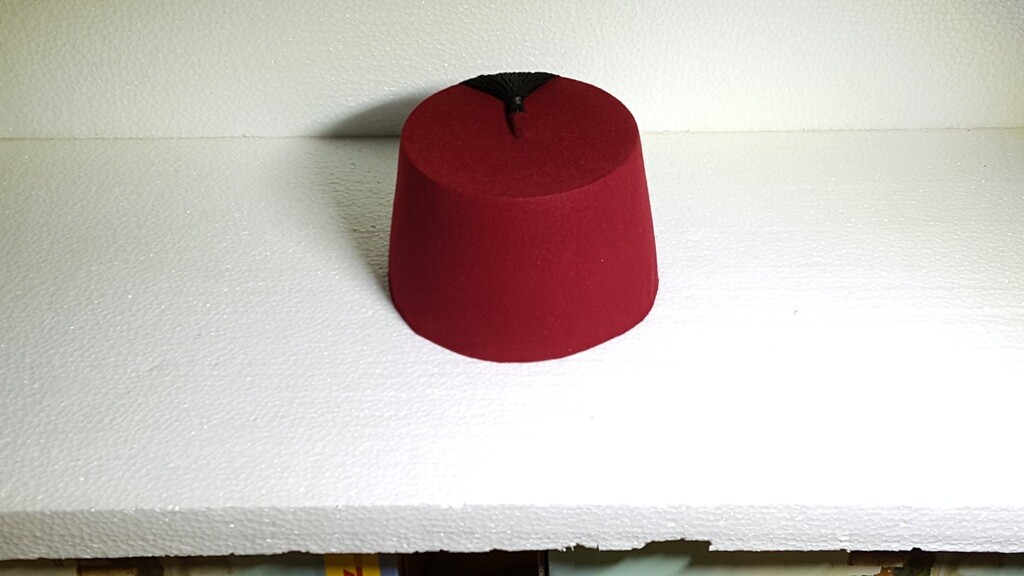 FEZ AUTHENTIC TURKISH GENUINE FES Ottoman Tarbush Red & Silk Tassel | eBay