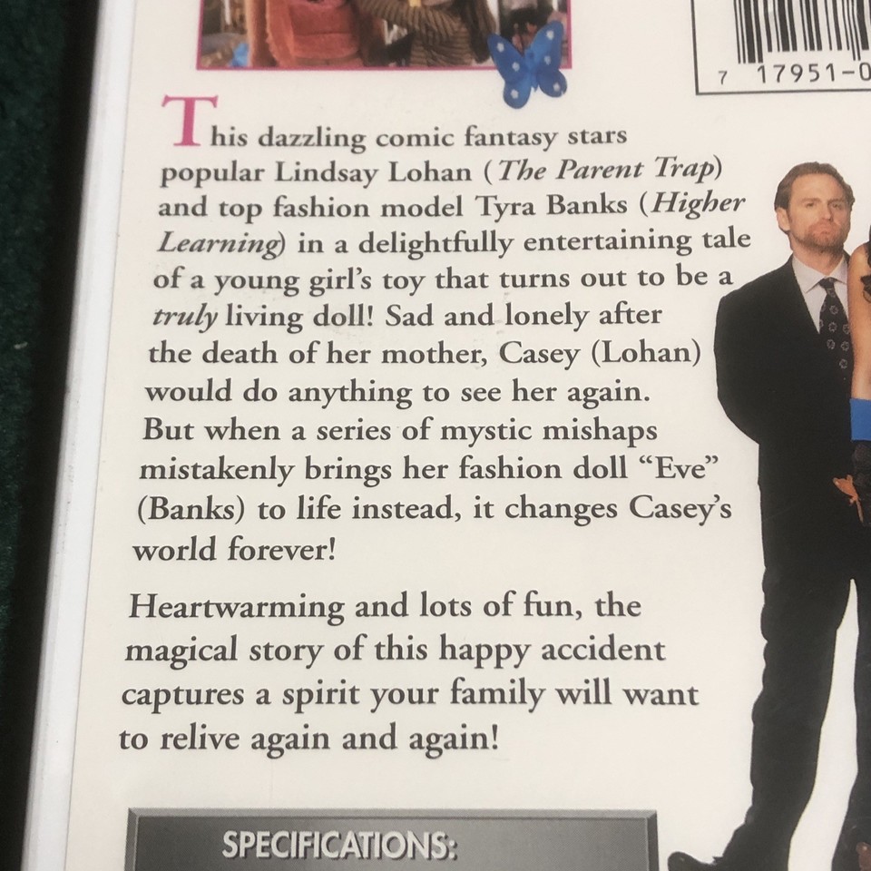 Life-Size (Disney DVD, 2000) Lindsay Lohan Tyra Banks | eBay