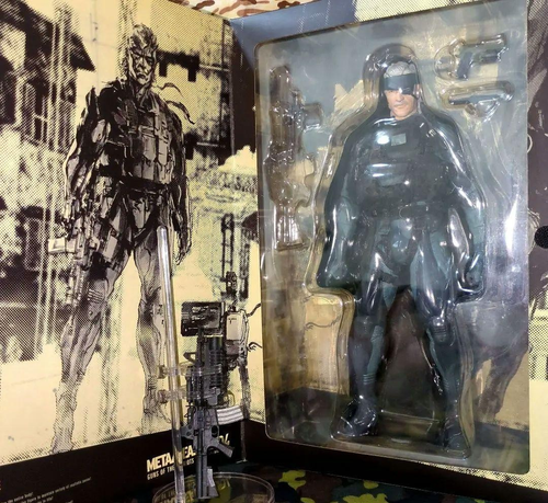 RAH Metal Gear Solid 4 Guns of the Patriot Old Snake Figure READ ...