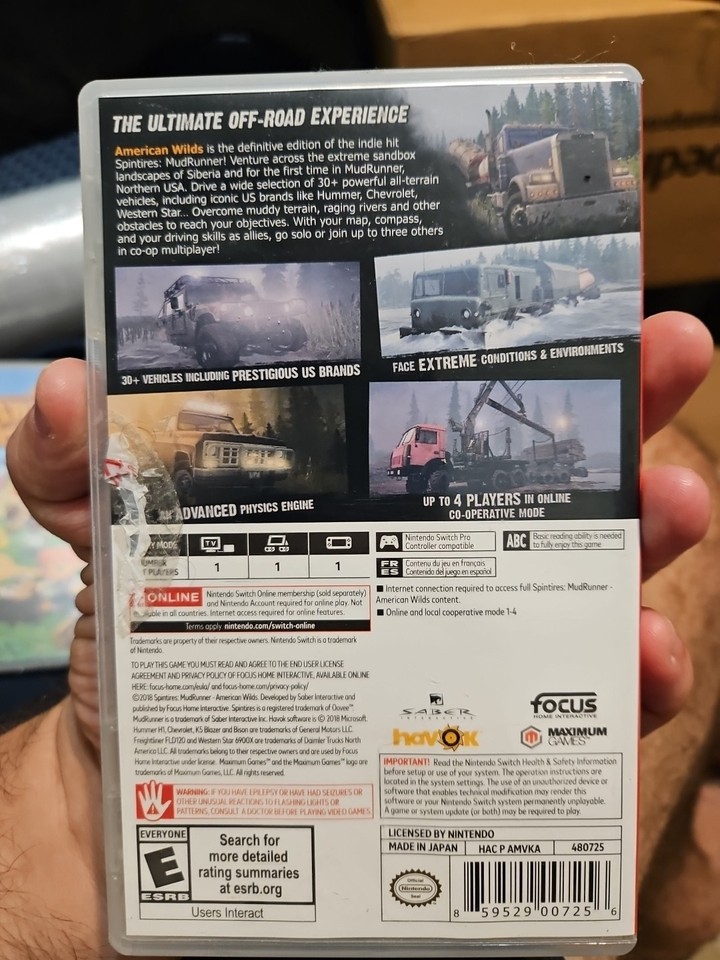 Spintires MudRunner - American Wilds Edition - Nintendo Switch ...