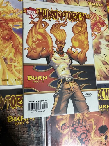HUMAN TORCH Comic Book Lot Issue #1-6 Marvel Comics! 2003! NM | eBay