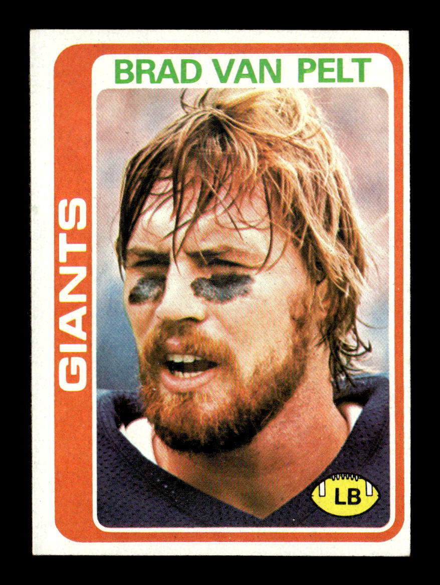 1978 Topps #270 Brad Van Pelt New York Giants EX Football Card *H830 | eBay