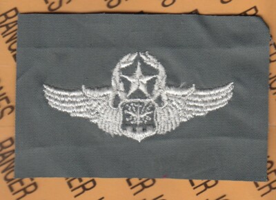 USAF Air Force Master Navigator CSO Badge Flight suit white ~4" patch ...