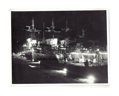 HMS Tenby F65. Scarborough F63, Salisbury F32. Original 60's photo. 215 ...