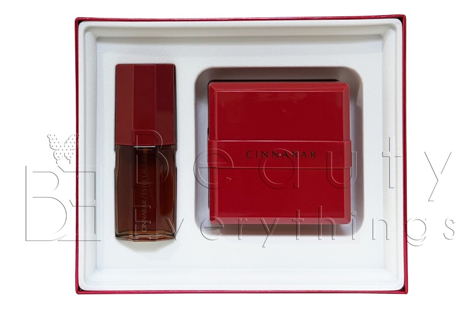 Cinnabar by Estee Lauder 2PC Gift Set 1.7oz EDP+3.0oz Dusting Powder ...
