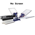 3 Color Screen Printing Press Kit Micro-adjust Printer& DIY Consumables ...