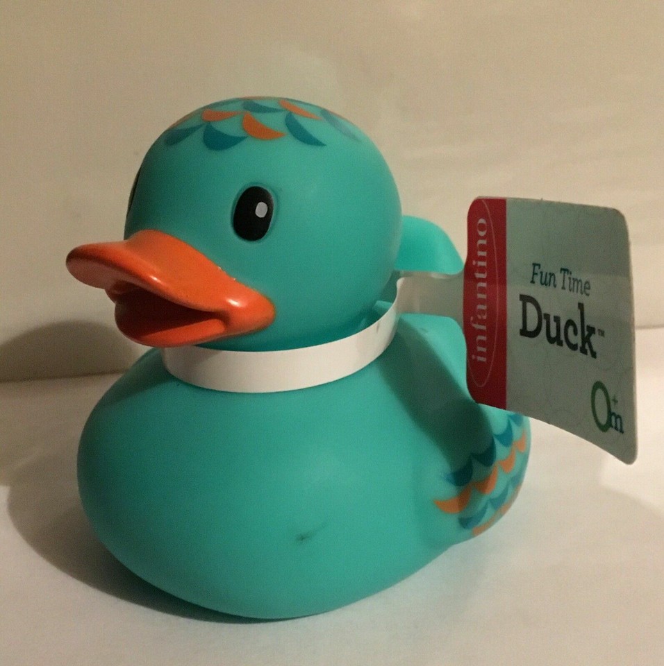 INFANTINO FUN TIME RUBBER DUCKS BRAND NEW COMPLETE WITH TAGS🦆 | eBay